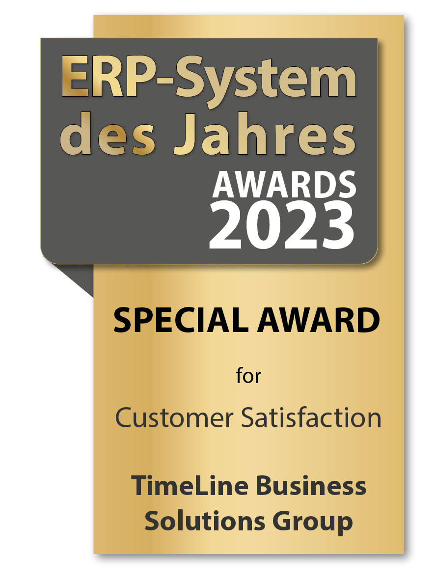 TimeLine ERP - Award winning system for all business areas