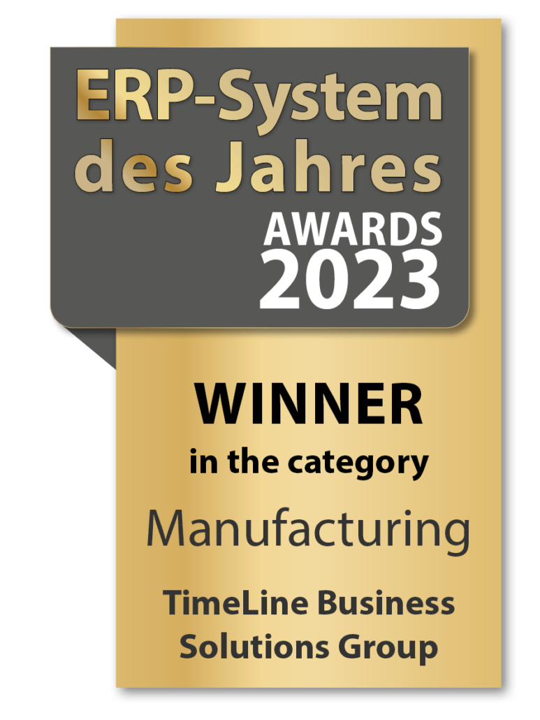 TimeLine ERP - Award winning system for all business areas